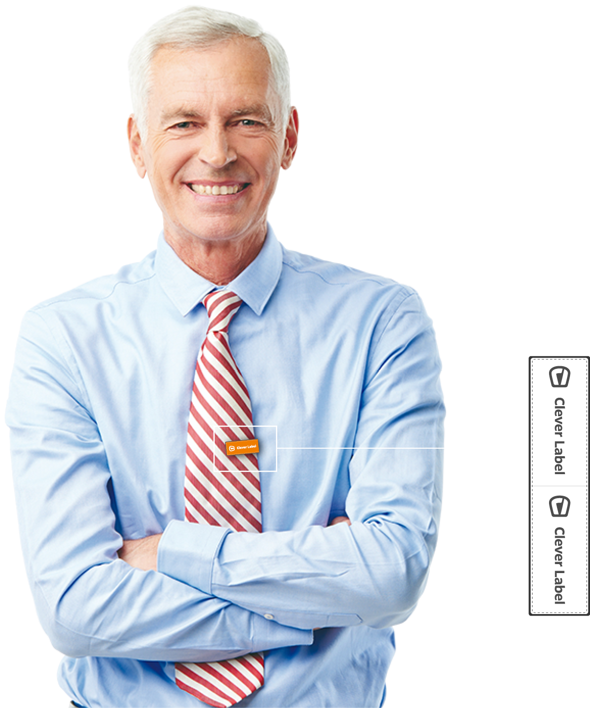 Wearing options - clab – Das erste magnetische Markenlabel der Welt